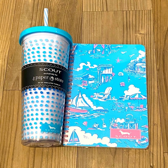 Scout | Accessories | Scout Notebook And 24oz Tumbler Bundle Nwt | Poshmark